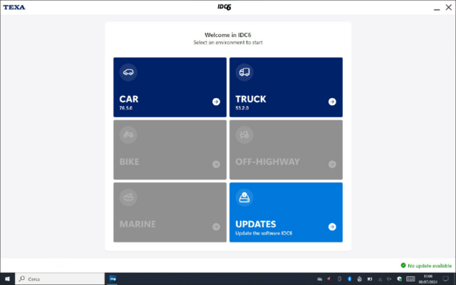 Software IDC6 - TEXA